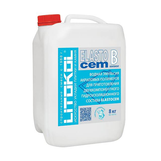 Гидроизоляция ELASTOCEM (А+B) по цене от 886 руб - купить с доставкой